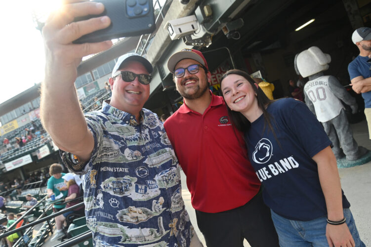 Altoona Curve celebrate Penn State Blue Band drum major Ellie Sheehan ...